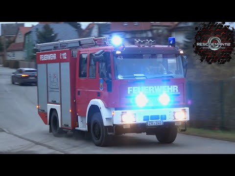 🚨 HLF 10 + TLF 16/24 + VRW Feuerwehr Hohenleuben