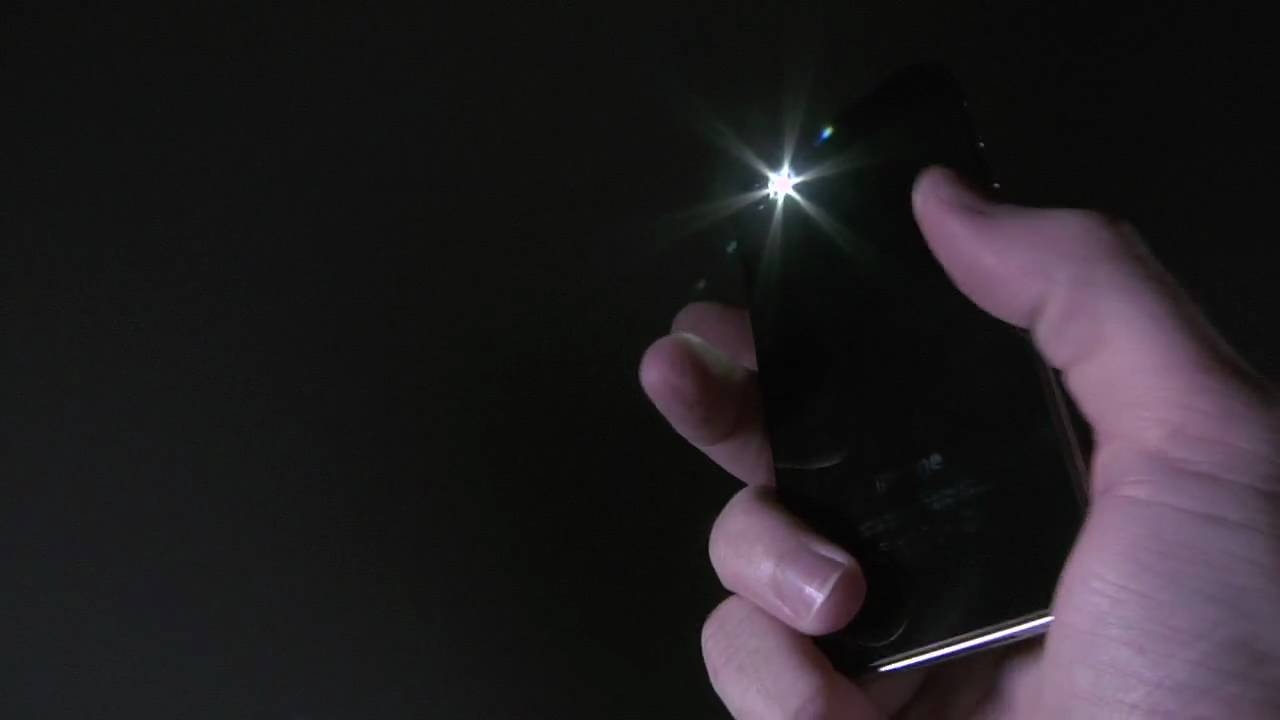 LED Torch for iPhone 4 - YouTube