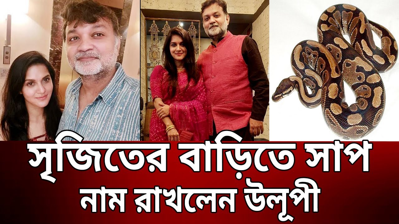 সৃজিতের বাড়িতে সাপ; নাম রাখলেন উলূপী | Python Snake | Bangla News ...