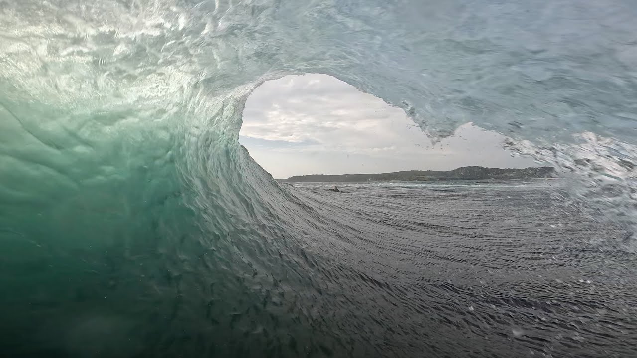 SURFING AUSSIE PIPE (RAW POV) - YouTube