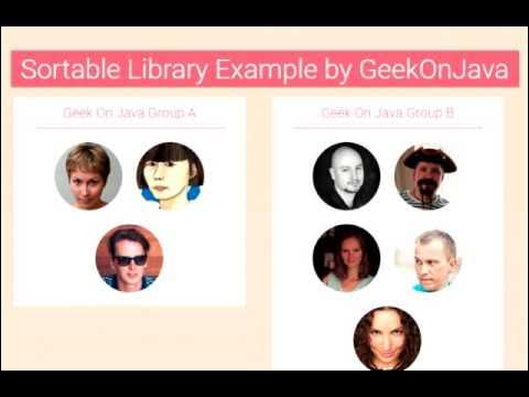 Create Drag and Drop List Using Sortable Javascript Library - YouTube
