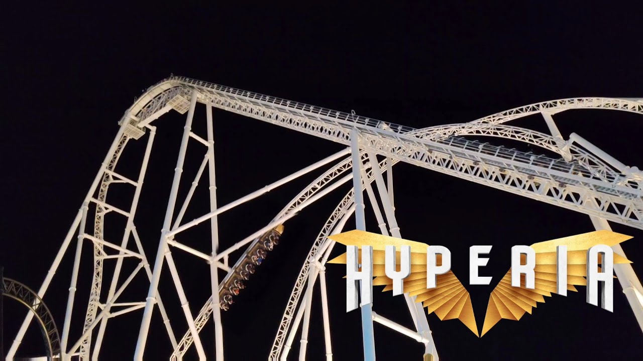 Hyperia off ride at night. - YouTube