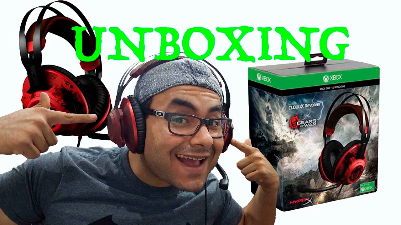 Headset HyperX Cloud Revolver Edición Gears of War | Unboxing y Review - YouTube