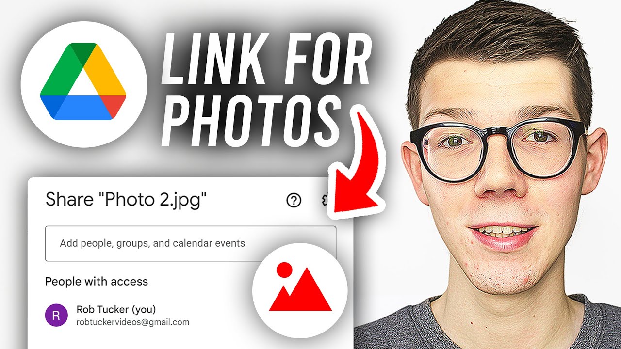 How To Make Links For Photos In Google Drive - Full Guide - YouTube