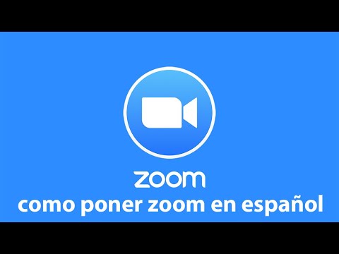descargar zoom en español - poner zoom en español - YouTube