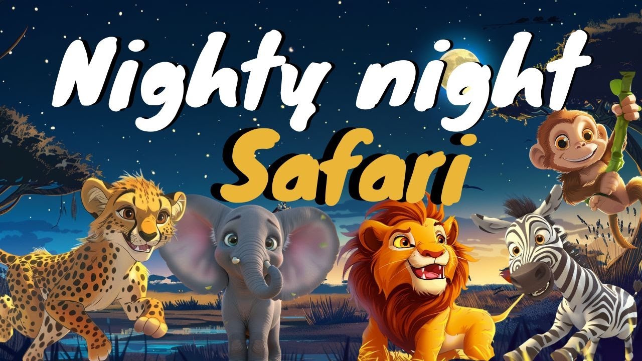 🌙🦁 Goodnight Stories with Relaxing music for Babies and Toddlers Nighty ...