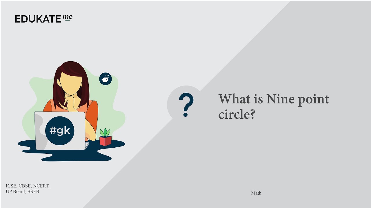 What is Nine point circle? - YouTube