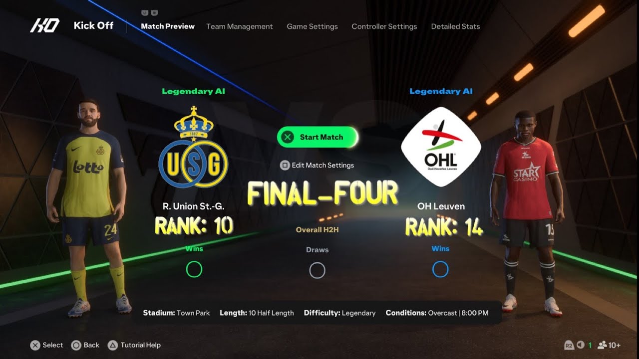 Game 14: (14) OH Leuven @ (10) R. Union St.-G. (FC 25 Tourney (Belgian ...