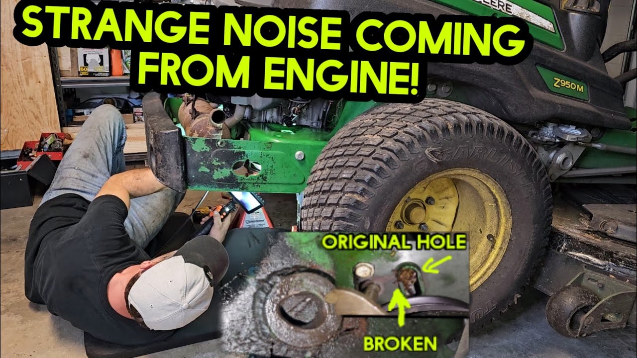 Solved! Strange noise coming from engine area on this John Deere Z950m ...