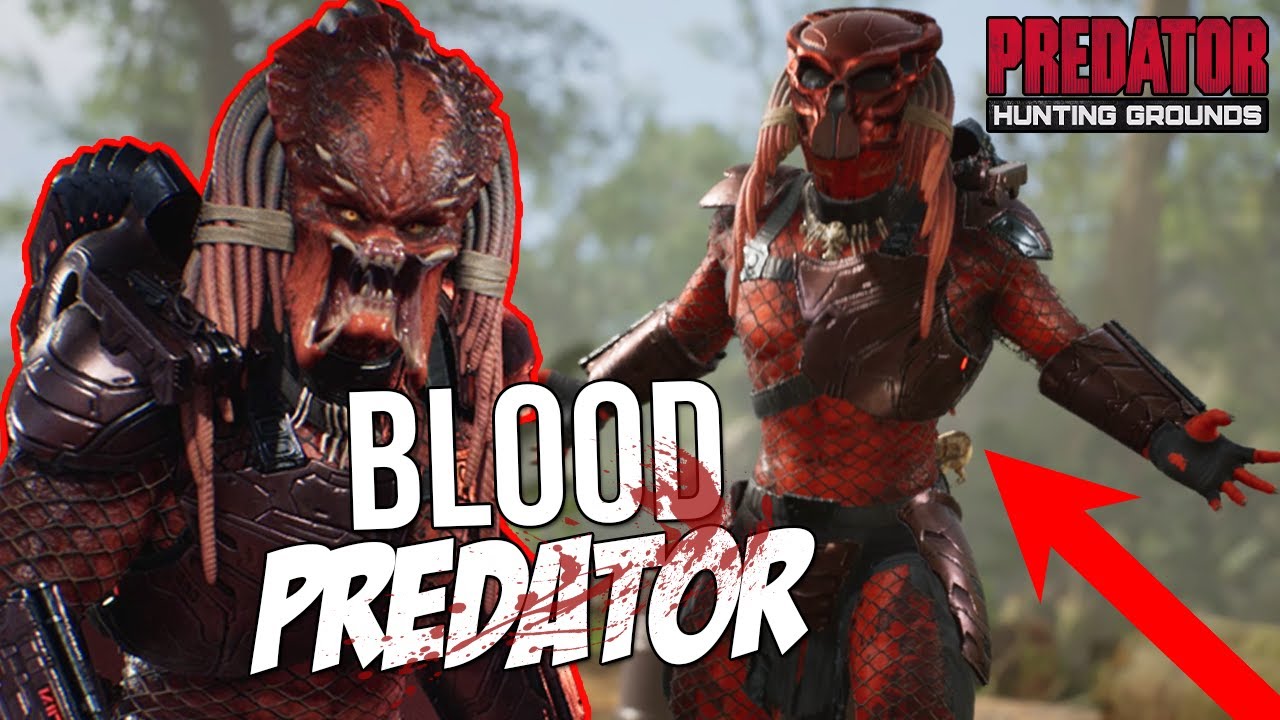 ILLFONIC MADE ME A SKIN? BLOOD PREDATOR! in Predator Hunting Grounds ...