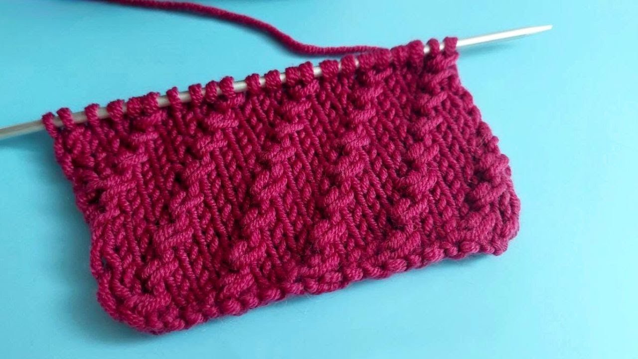 Knitting pattern 15 ️Best and embossed knitting patterns ️ - YouTube