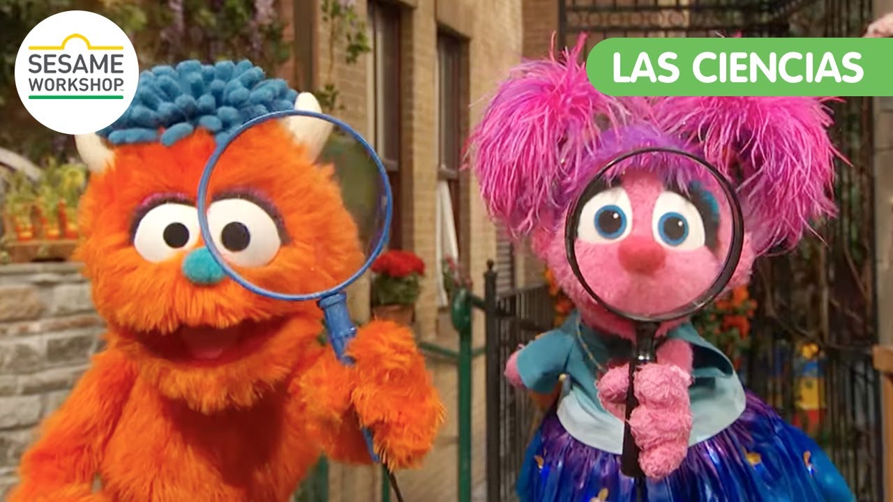 En Sesame Street Abby y Rudy estudian las ciencias | Las ciencias - YouTube