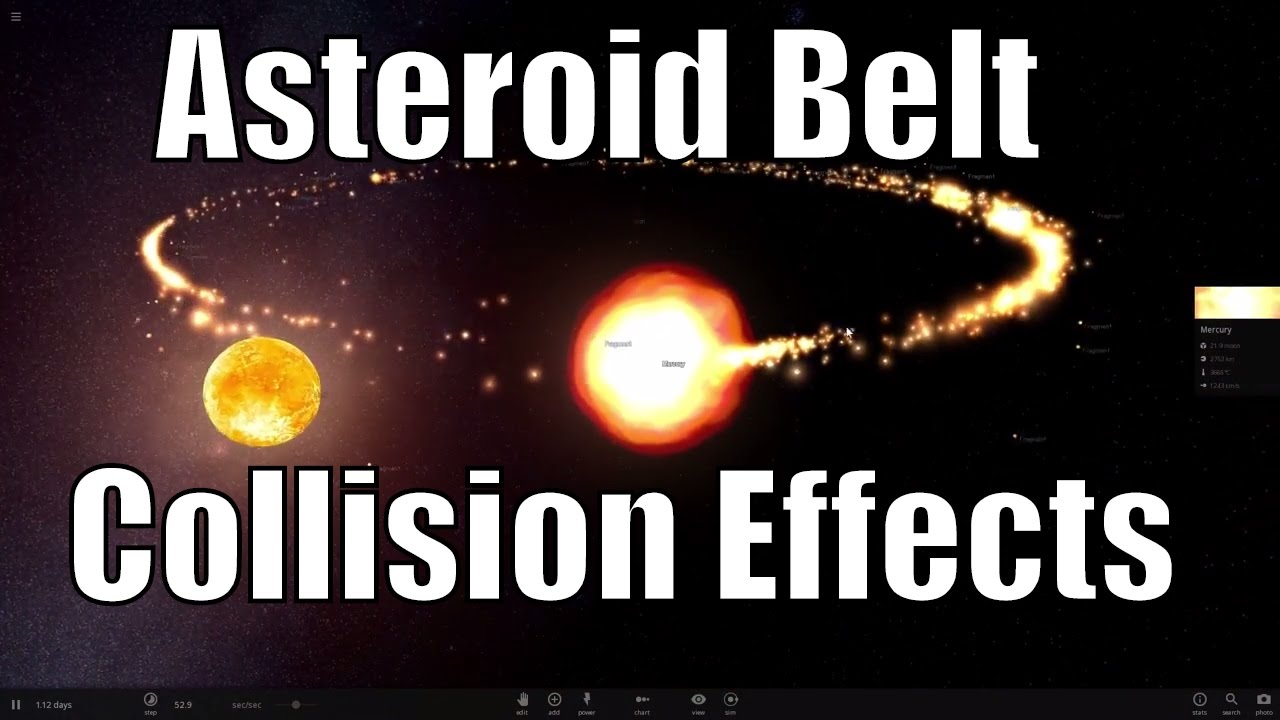 Was Asteroid Belt Created By Collision? + Game Bug - Universe Sandbox² ...