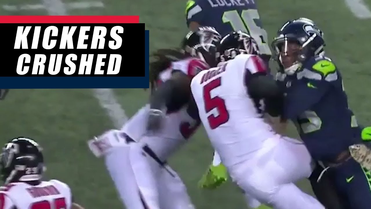 NFL Kickers Getting Destroyed - YouTube