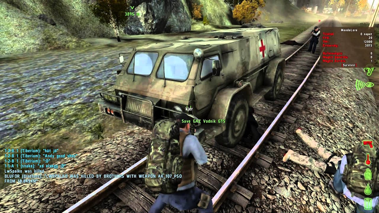 DayZ - HUN - GTS Szerver - 1 - A Vodnik vonat - YouTube