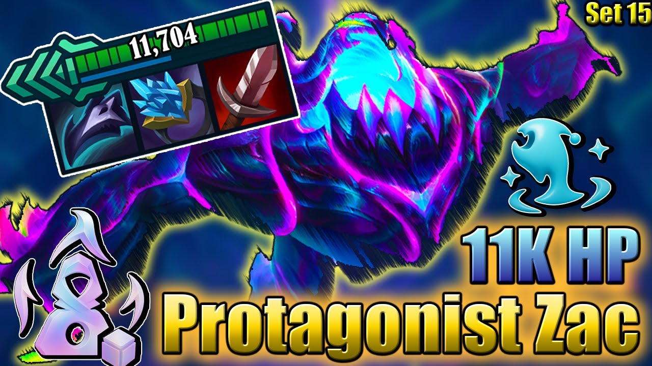 Perfect Form 4 Star 11,704 HP Zac!! | TFT Set 15 | Teamfight Tactics ...