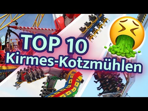 Top 10 Kotzmühlen auf der Kirmes 2021!