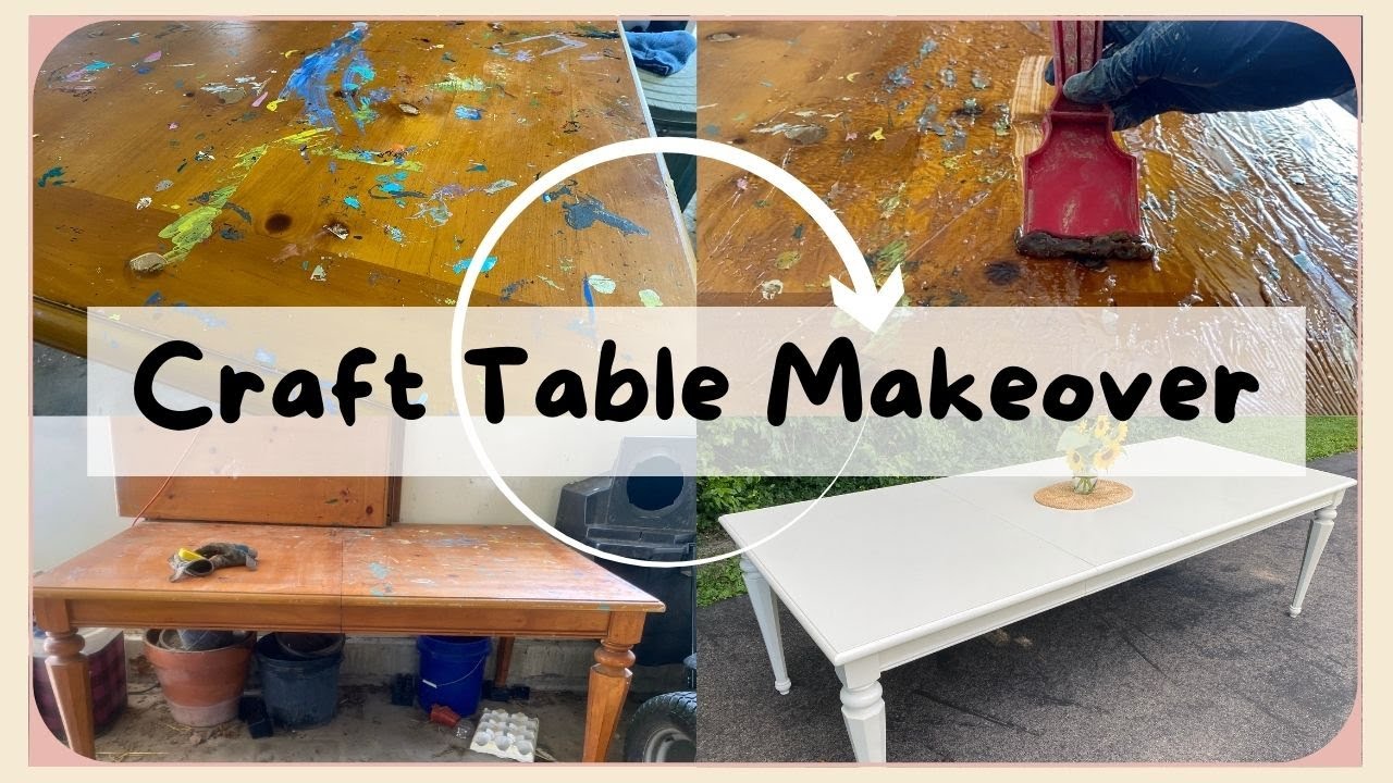 Old Dining Room Table Flip - YouTube