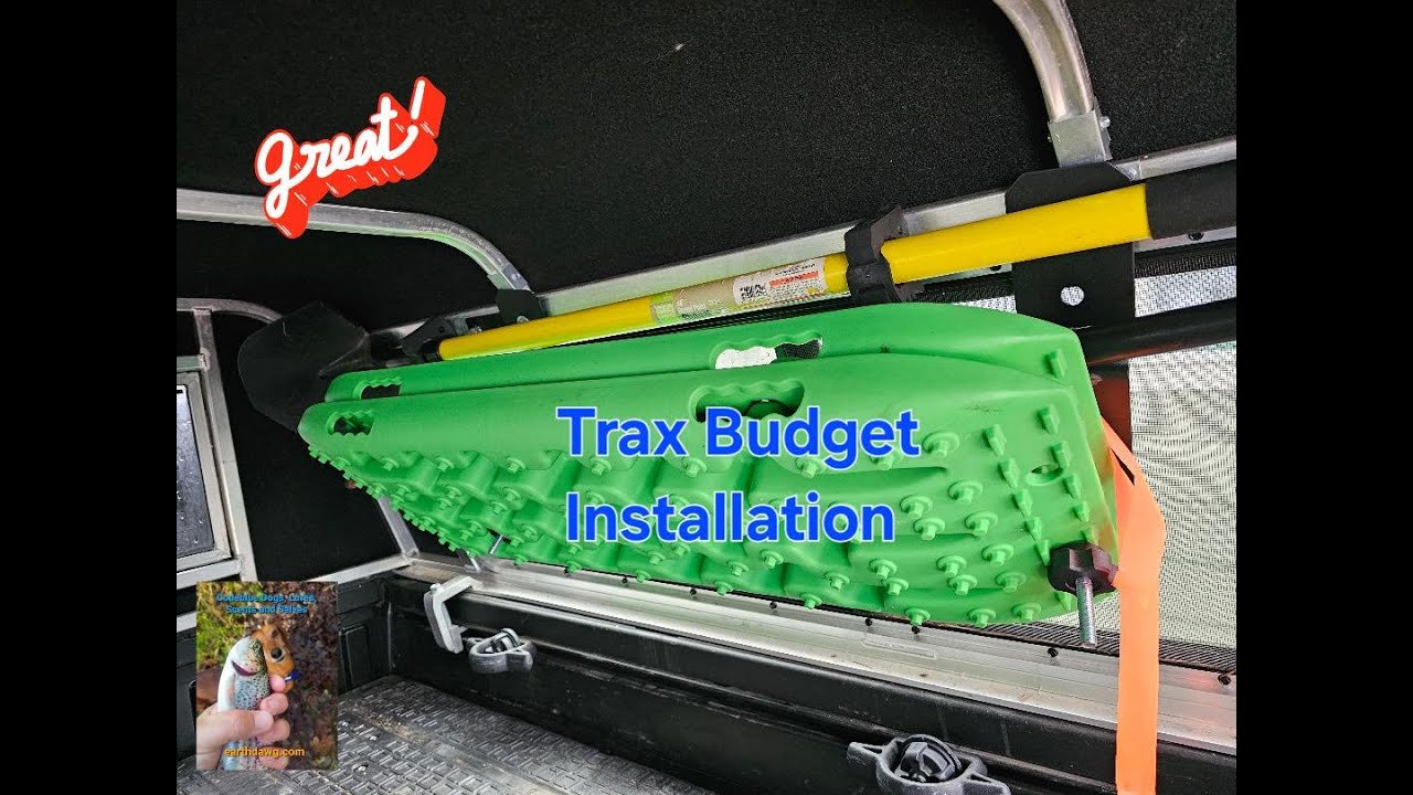 Budget install of my Trax boards for my 4X4 Truck - YouTube