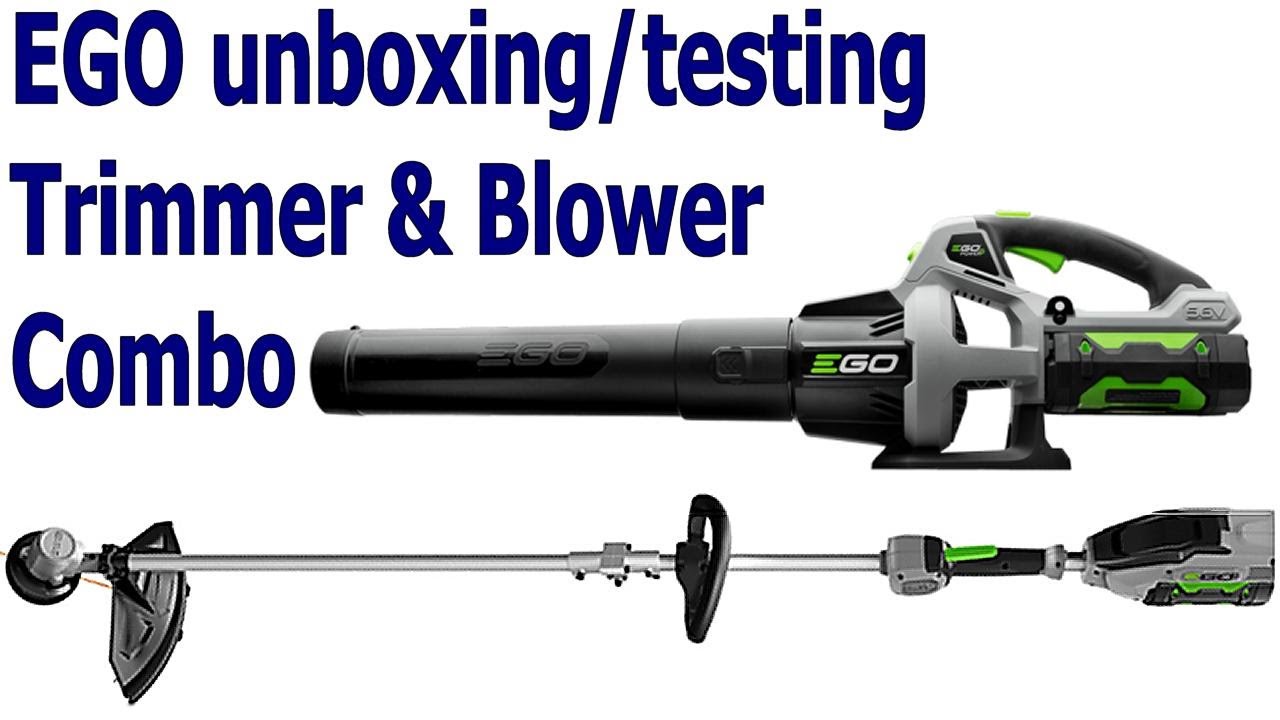 EGO POWER+ 2-Piece 56-Volt Cordless Power Equipment Combo Kit (Unboxing ...