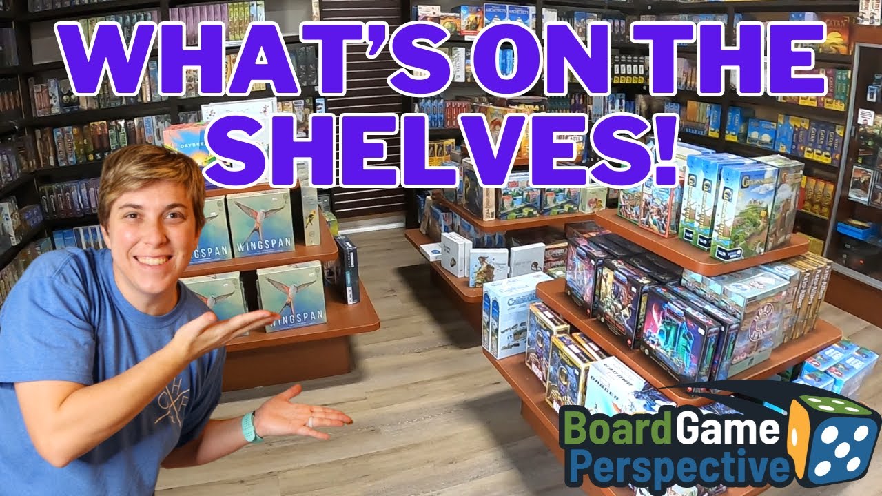 WHAT'S ON THE SHELVES? | Checking out the local game store! | Board ...