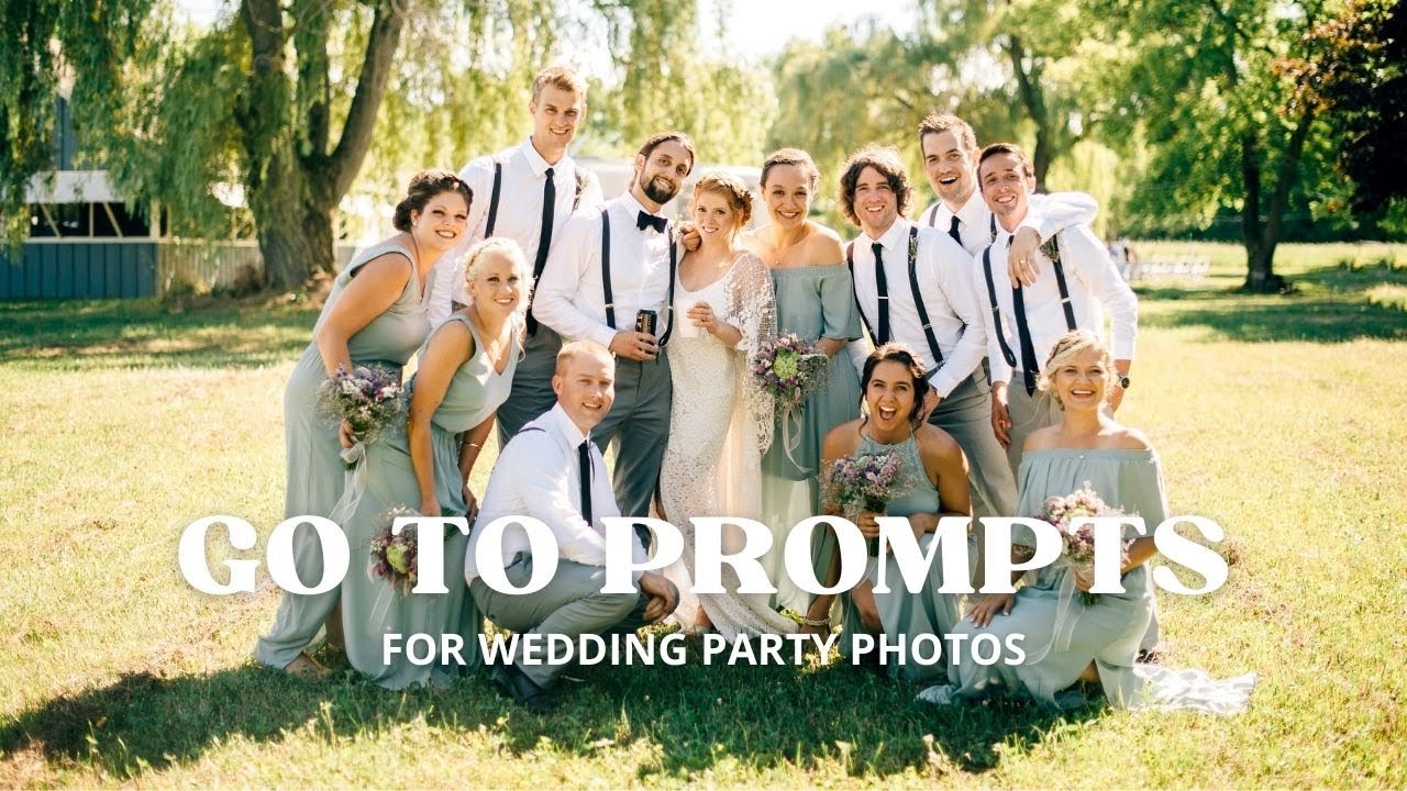 68: My Go To Prompts for Wedding Party Photos | Photography Podcast ...