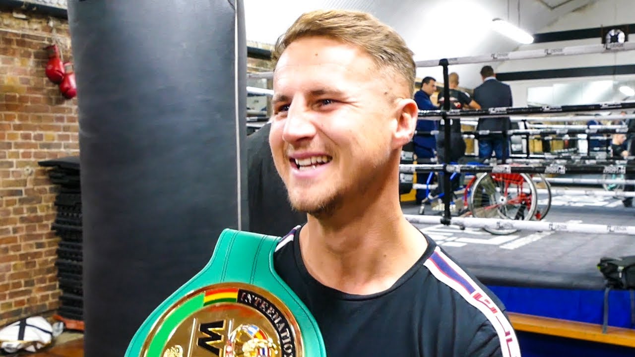 INSPIRING ex boxer Tommy Martin gets WBC BELT & NEW JOB - YouTube