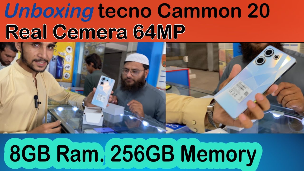 Tecno Cammon 20 Unboxing/ Let Check This ️👍 ️ - YouTube