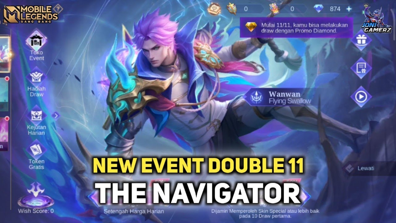 NEW EVENT 11.11 - NOLAN THE NAVIGATOR - MOBILE LEGENDS - YouTube