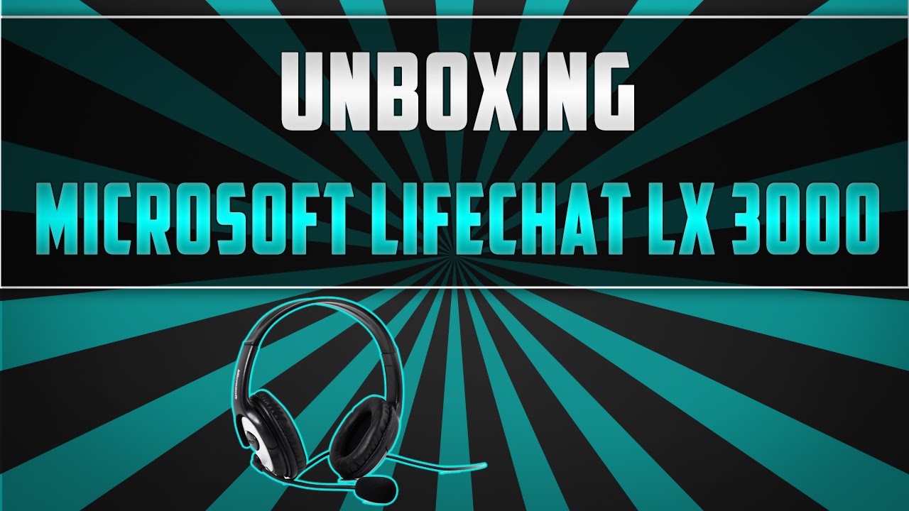 Unboxing HeadSet Microsoft Lifechat LX 3000/ Vlog #2 - YouTube