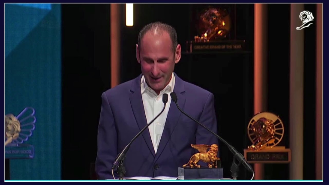 Rich Silverstein Lion of St. Mark Acceptance Speech - YouTube