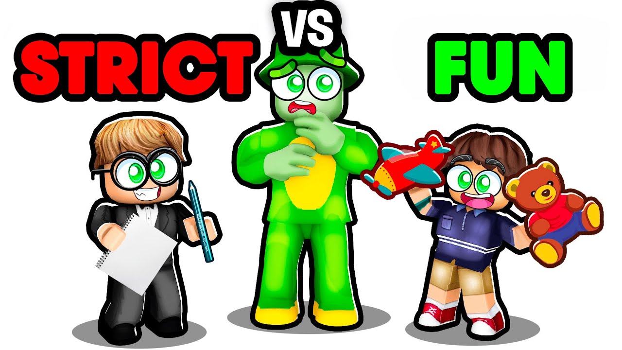 Enfant STRICT vs Enfant FUN sur Brookhaven RP ! - YouTube