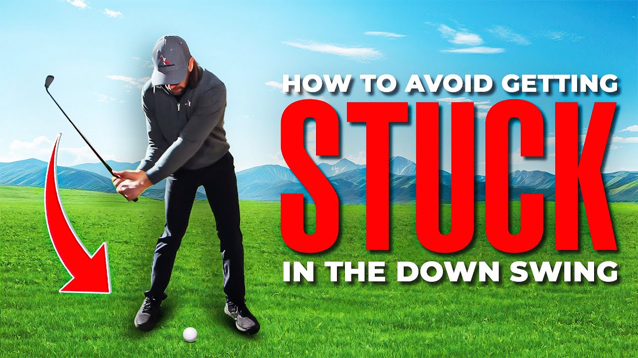 How to Avoid Getting Stuck in the Golf Downswing - YouTube