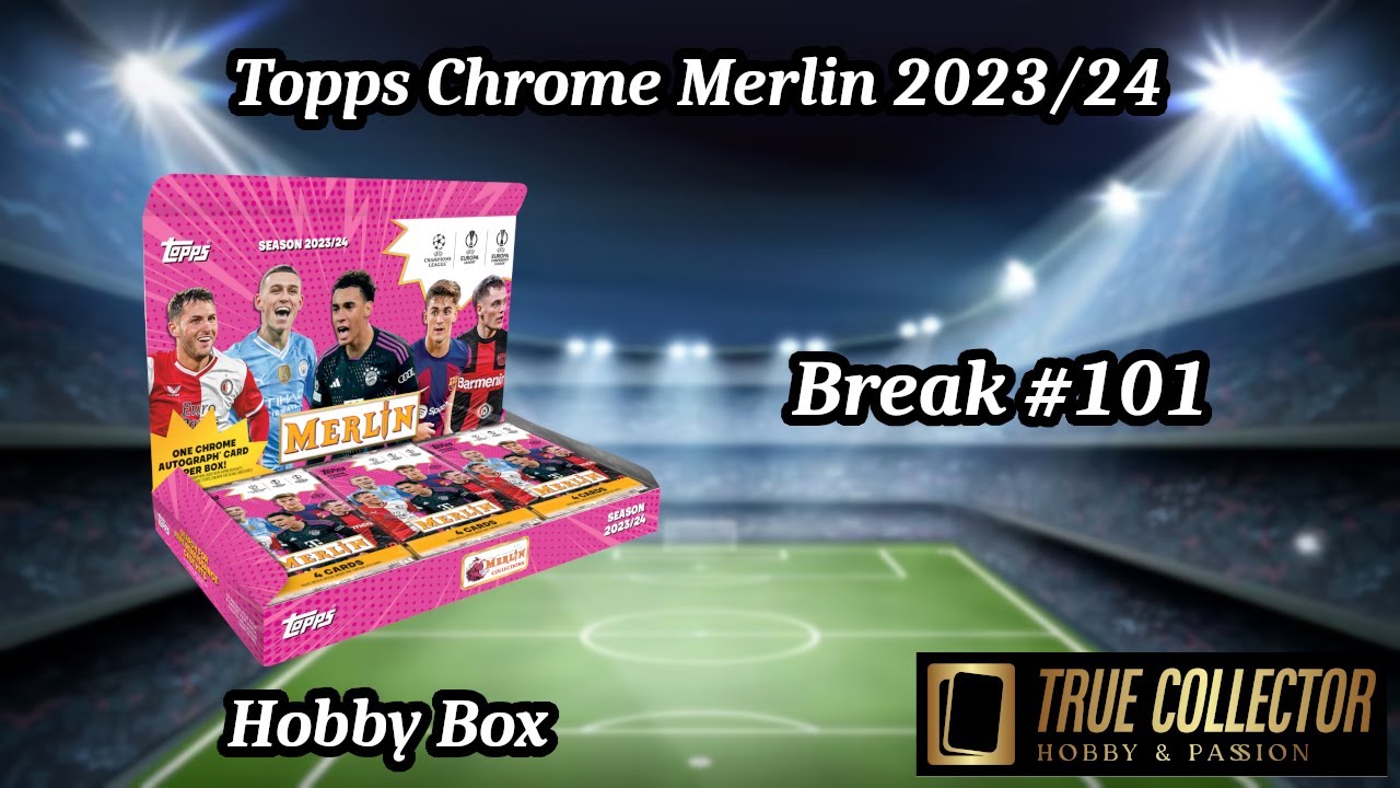 Break #101 Topps Chrome Merlin Hobby Box - polowanie na god packa - YouTube