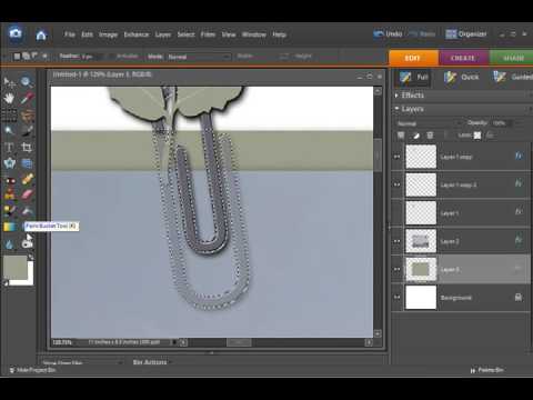 Digital Scrapbooking Paperclip Tutorial - YouTube