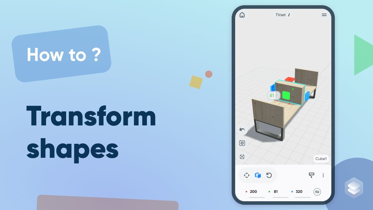 How to transform shapes with Moblo - YouTube