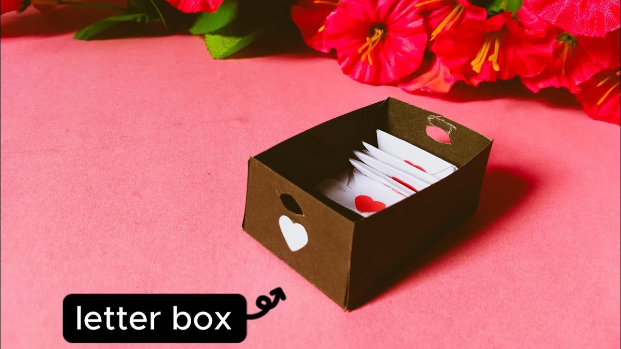 A cute letter box making idea #easy craft. #art #youtubevideo # ...