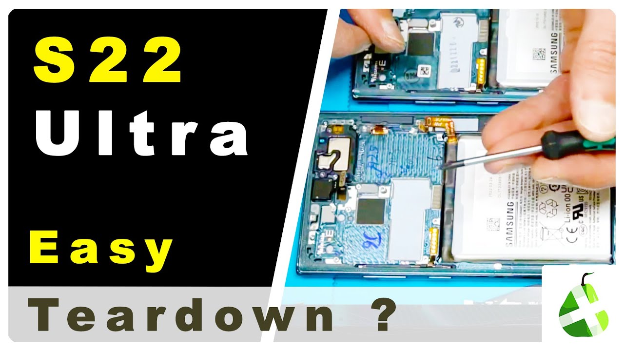 Samsung S22 Ultra Teardown - YouTube