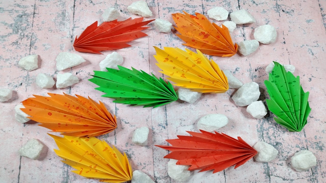 Basteln: Blätter für den Herbst basteln / tolle Herbst Deko Idee ...