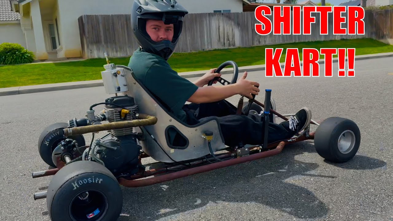 Building a shifter kart using Honda's MOST reliable engine - YouTube