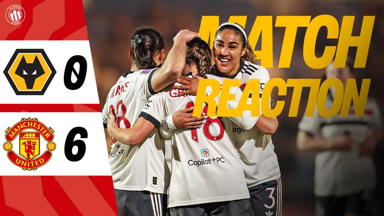 Mared Griffiths Gets A Dream Debut Double🔥 Wolves 0-6 Man United | Fan ...