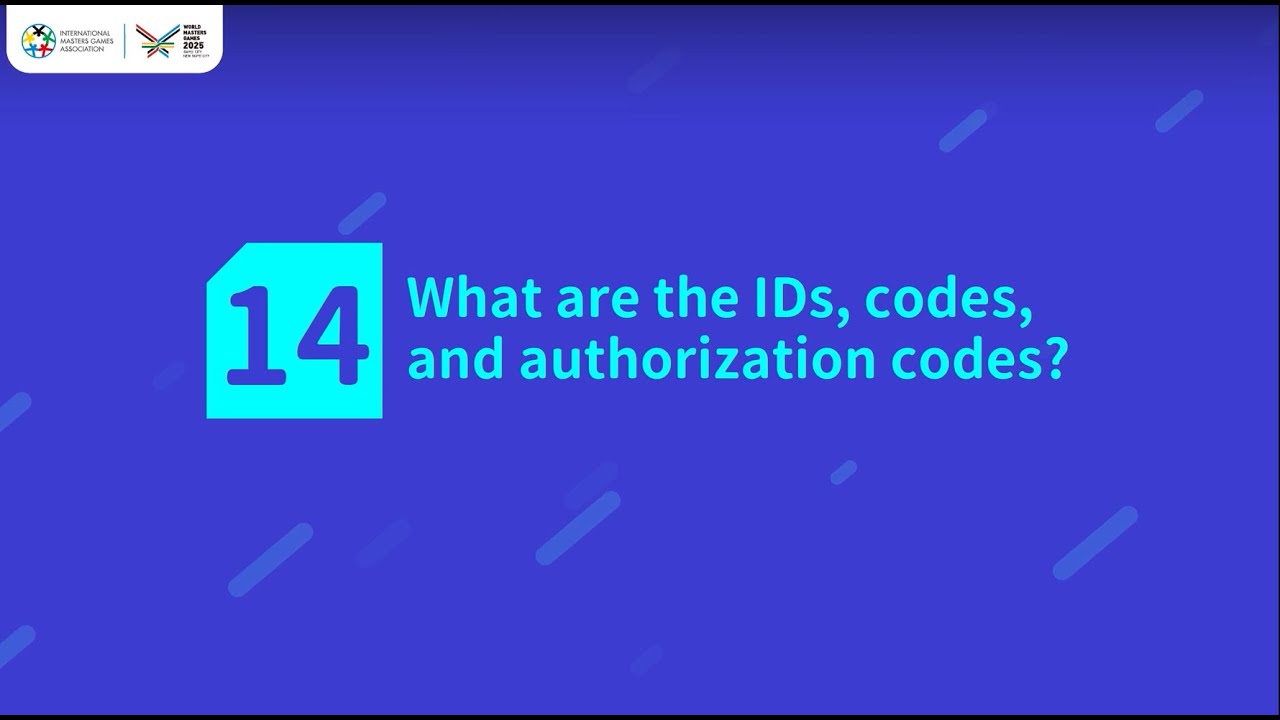14 What are the IDs, codes, and authorization codes - YouTube