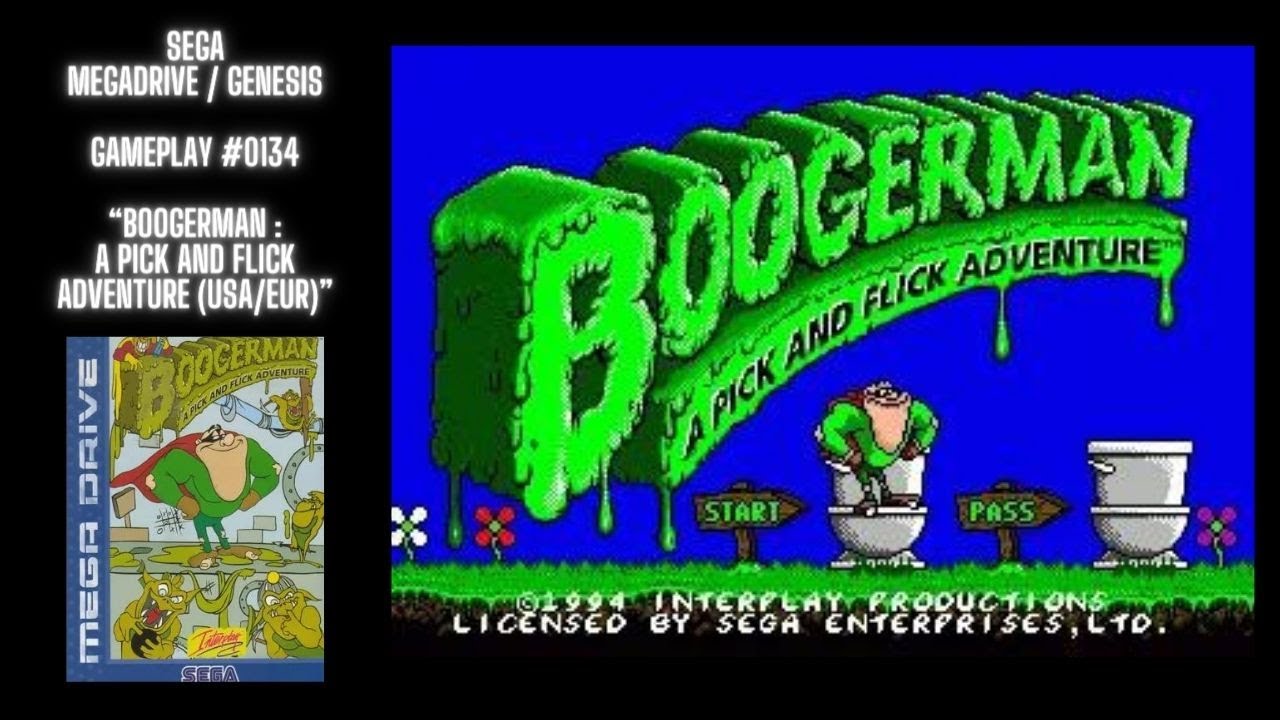 Boogerman : A Pick And Flick Adventure (USA/EUR) (Megadrive / Genesis ...