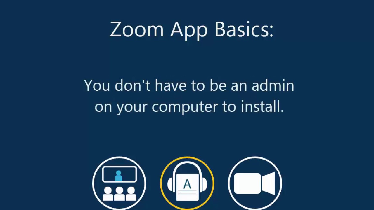 Zoom - Downloading and using the app - YouTube