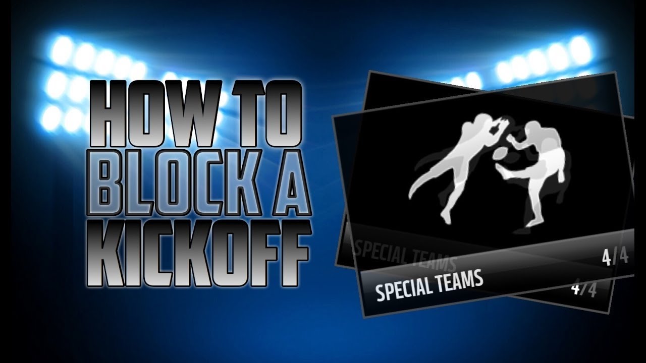 Madden Mobile 17 Hacked How to block a Kickoff!!! - YouTube