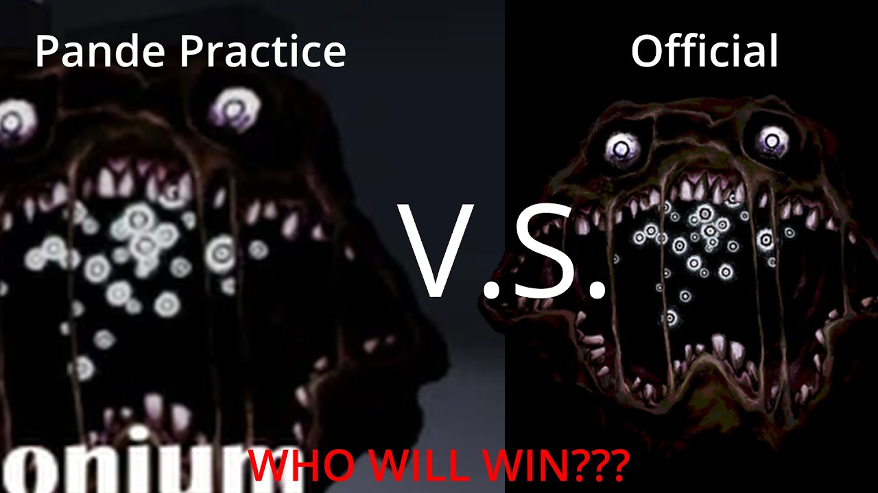 Pandemonium Practice Minigame vs Official Pressure MINIGAME - YouTube