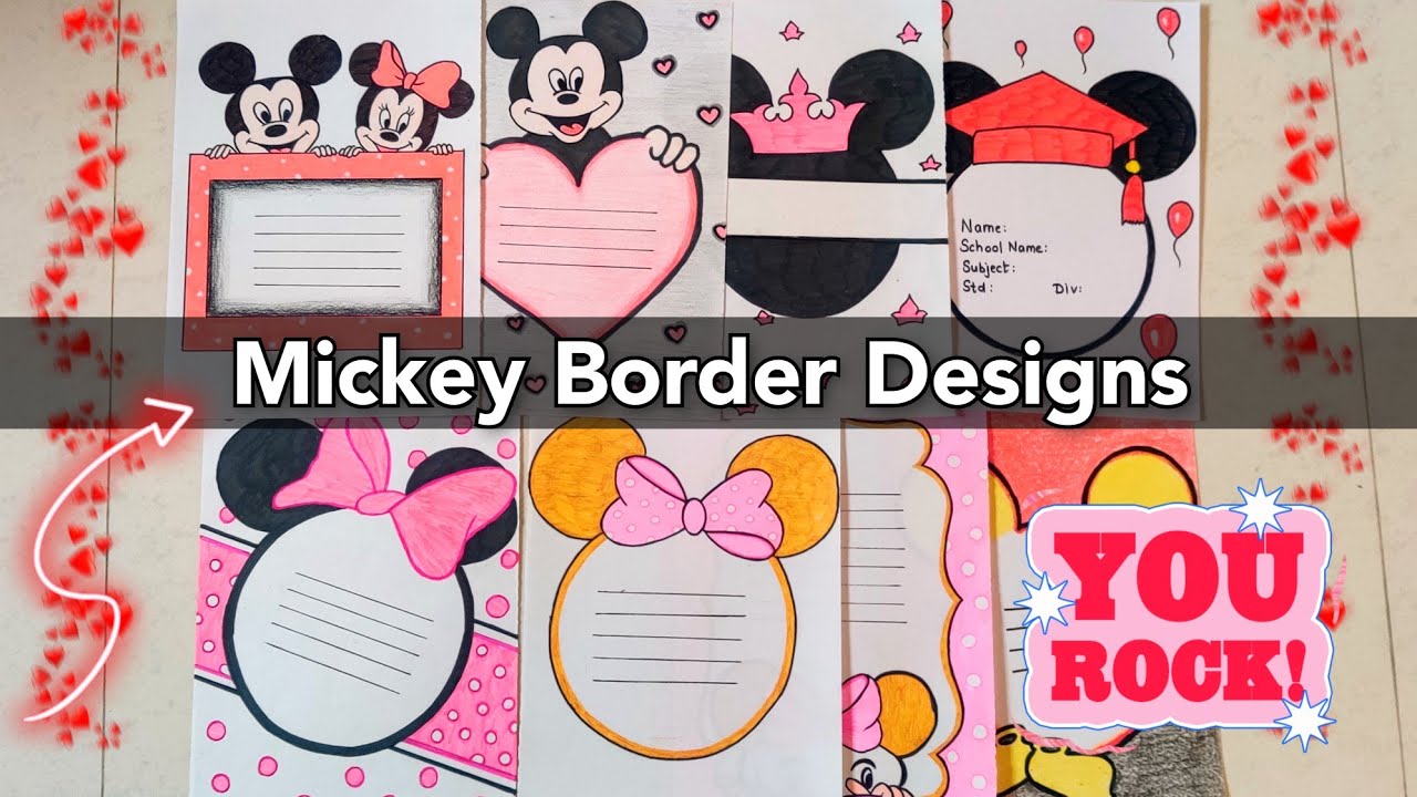 Mickey Mouse Page Border