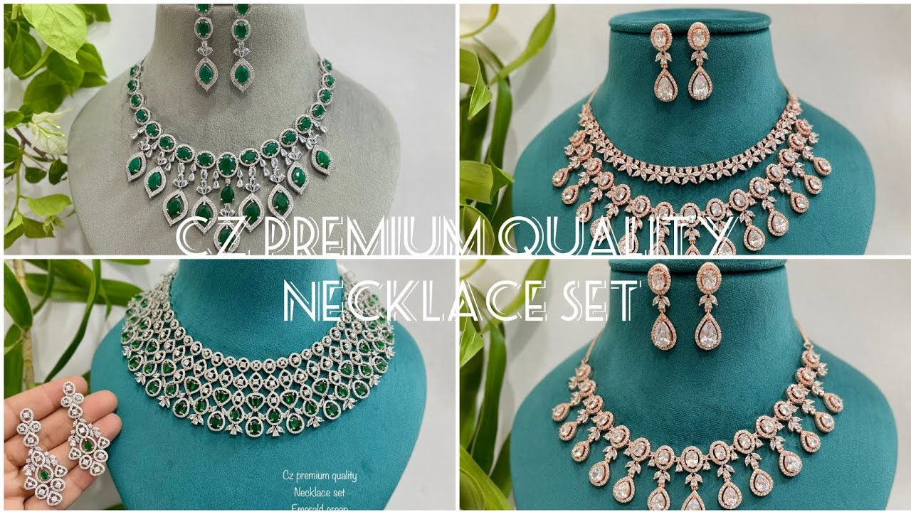 DESIGNER CZ JEWELLERY.| CZ AND AD JEWELLERY AVAILABLE @hami ...