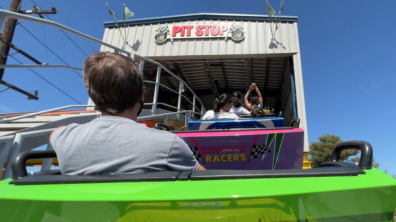 Rewind Racers Roller Coaster POV - Adventure City, Anaheim California ...