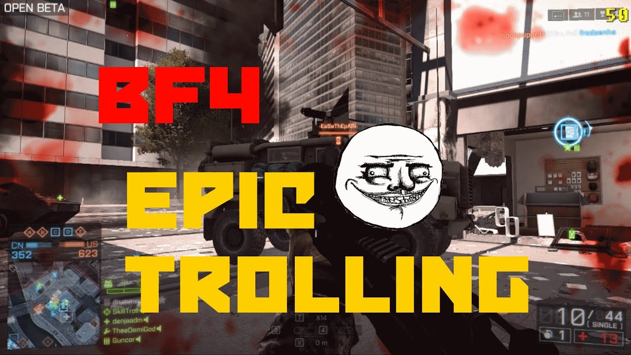 Battlefield 4 - Epic Trolling - YouTube
